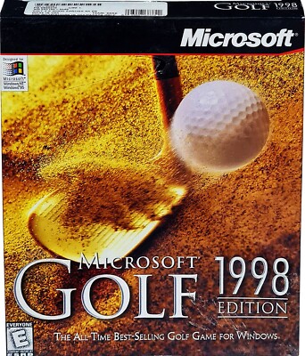 Microsoft Golf 1998 for PC, Big Box, Vintage 1998, New Mint in Sealed ...