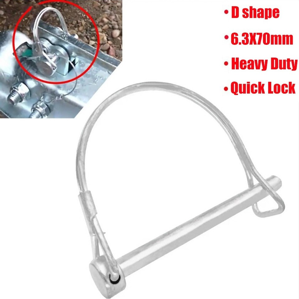 Pintle Hooks Locking Pin Trailer Coupler Metal Material Retainer Wire ...