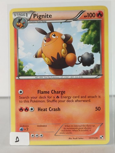 Pignite - Black & White - 17/114 - Pokemon TCG - Uncommon | eBay