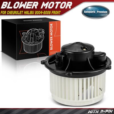 Front HVAC Blower Motor w/Fan Cage for Chevrolet Malibu 2004 2005 2006 ...