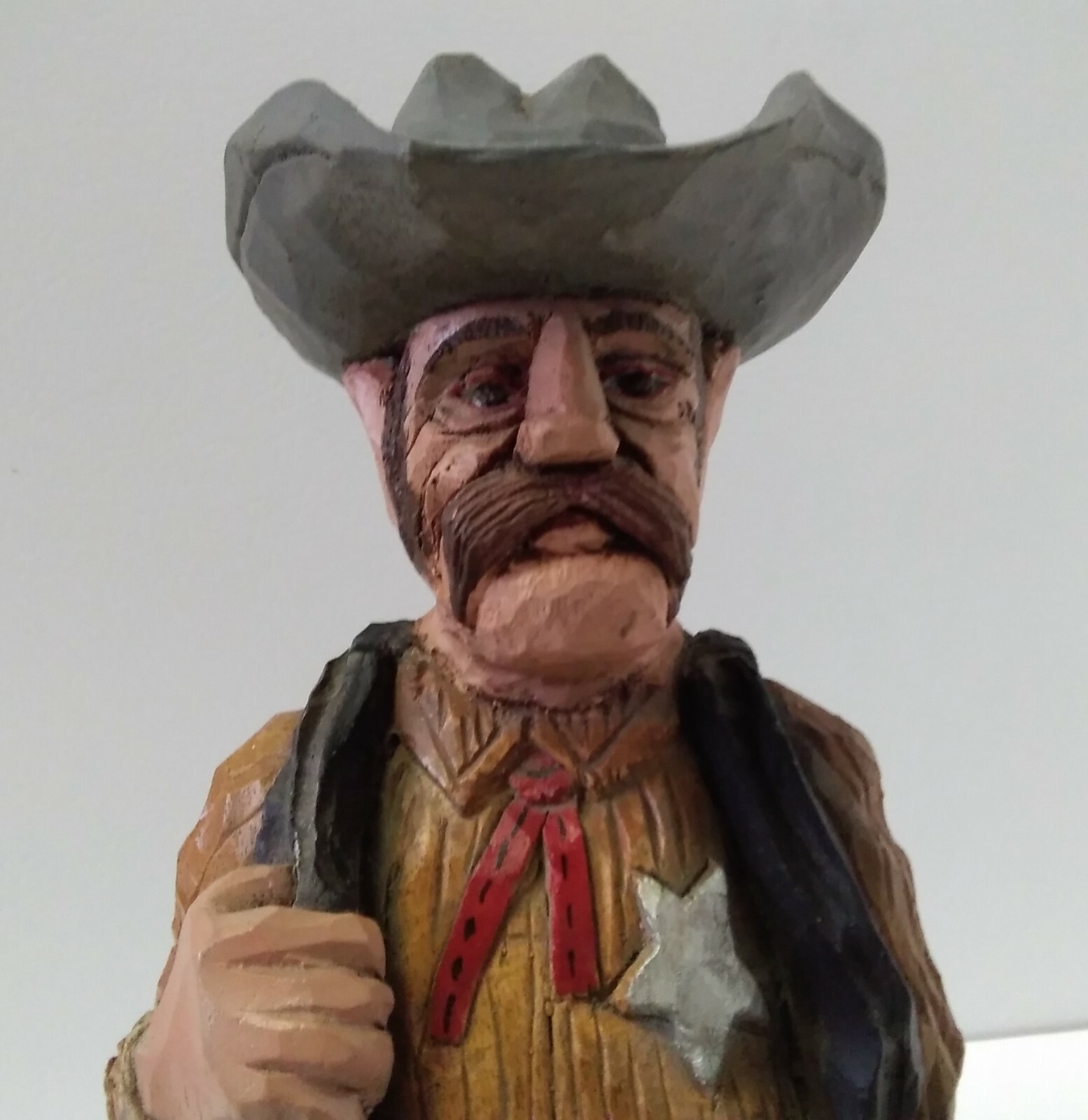 J. Vincent Western Cowboy Sheriff Gunslinger Statue Figurine 10.5 ...