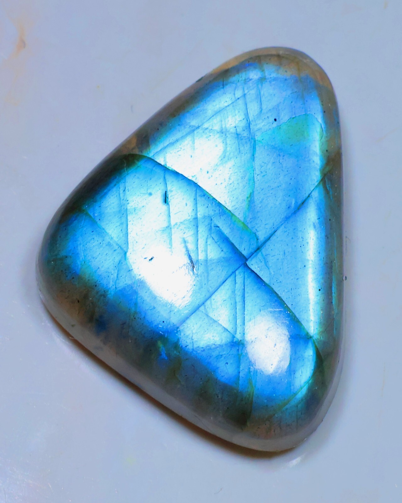 100% NATURAL DEEP BLUE FIRE LABRADORITE FANCY CABOCHON GEMSTONE GF- | eBay
