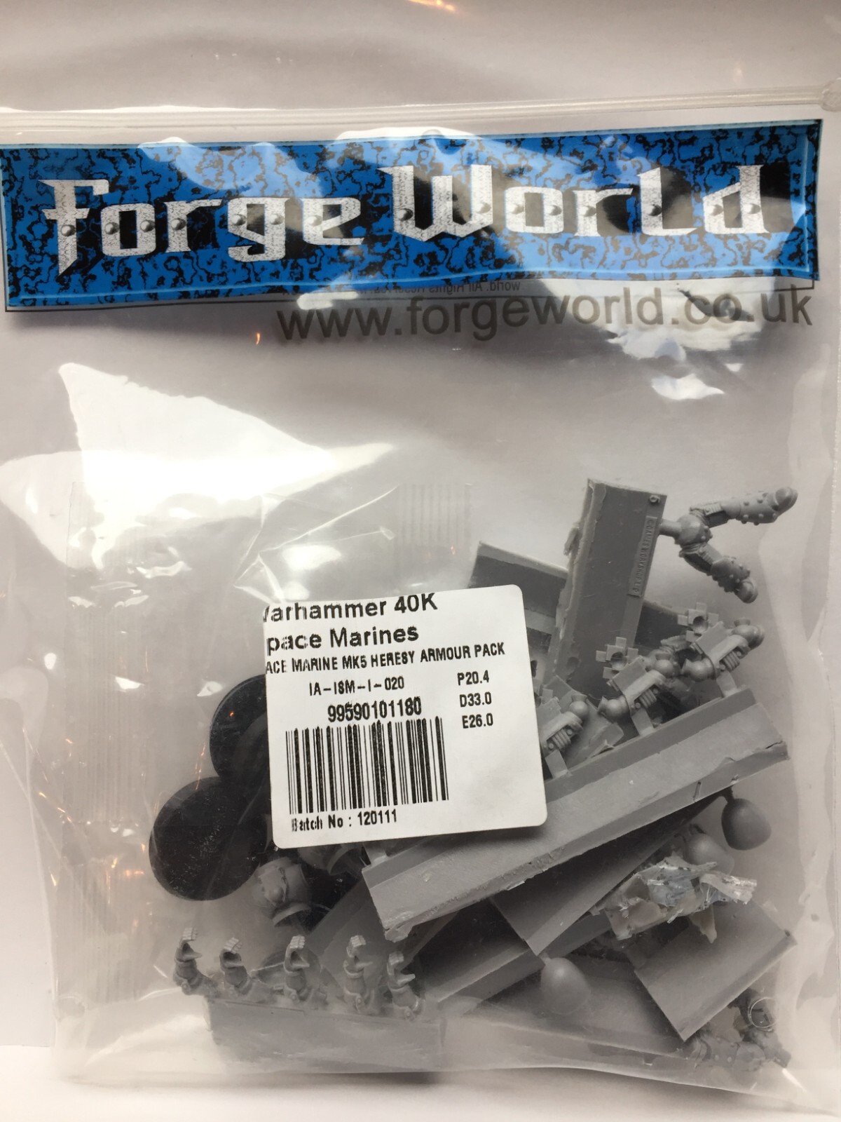 Forgeworld MKV Heresy Armour Pack | eBay