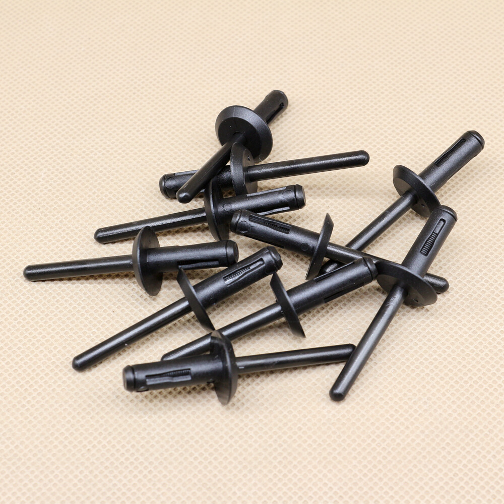 10 Pcs Nylon Blind Rivets N804759-S Fits GM Chevy & Ford Bumper ...