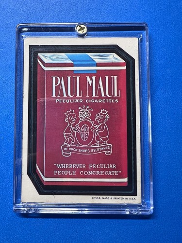 1973 Topps Wacky Packages 1st Series Paul Maul Black Ludlow | eBay