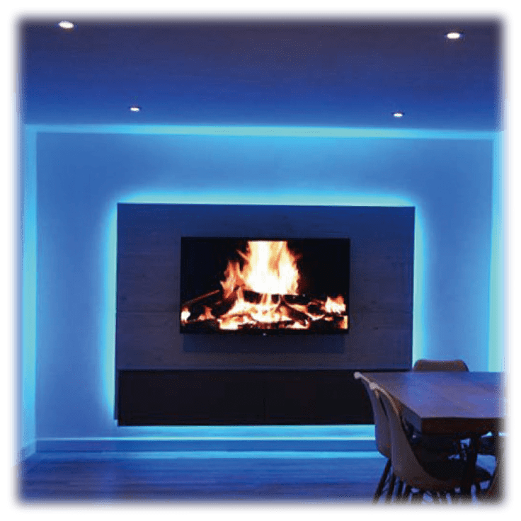 G-Home Smart RGBW 15FT LED Light Strip with Alexa & Google ...