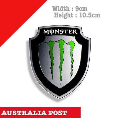 Monster Energy Drink Shield Logo Sticker | eBay Australia