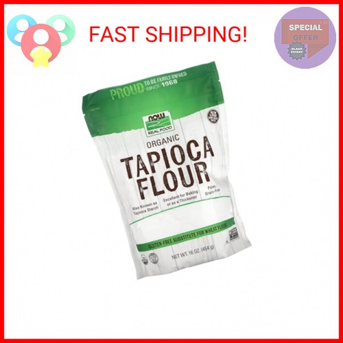 NOW Foods, Organic Tapioca Flour, Gluten-Free and Non-GMO Flour ...