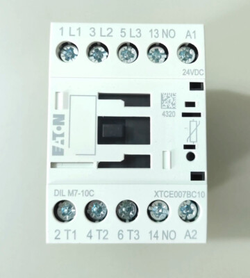 1pcs EATON DC Contactor DILM7-10C 24VDC XTCE007BC10 | eBay