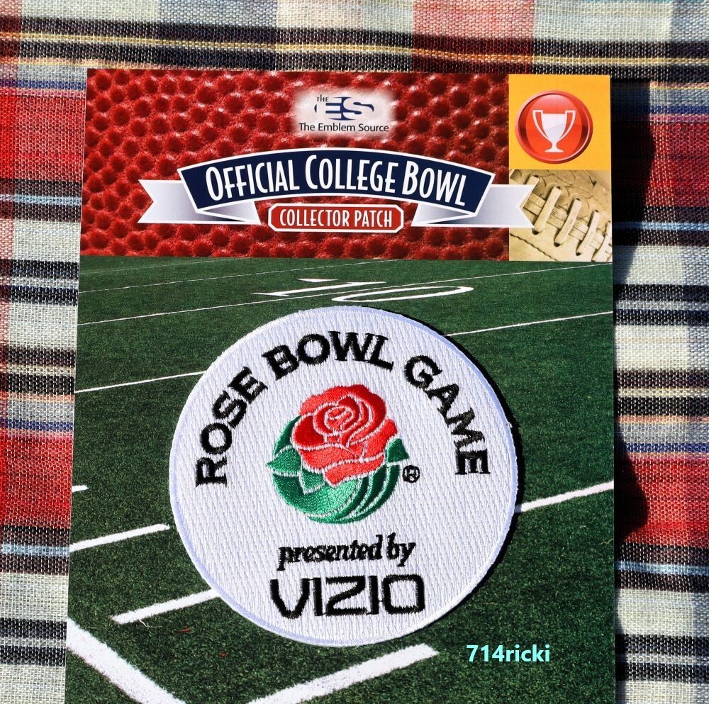 2012 Rose Bowl Game presented by Vizio Collector Patch Wisconsin vs ...