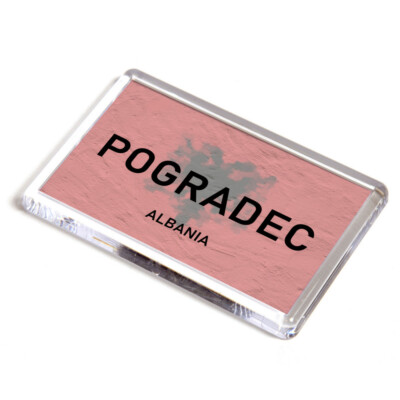 FRIDGE MAGNET - Pogradec - Albania Flag | eBay UK