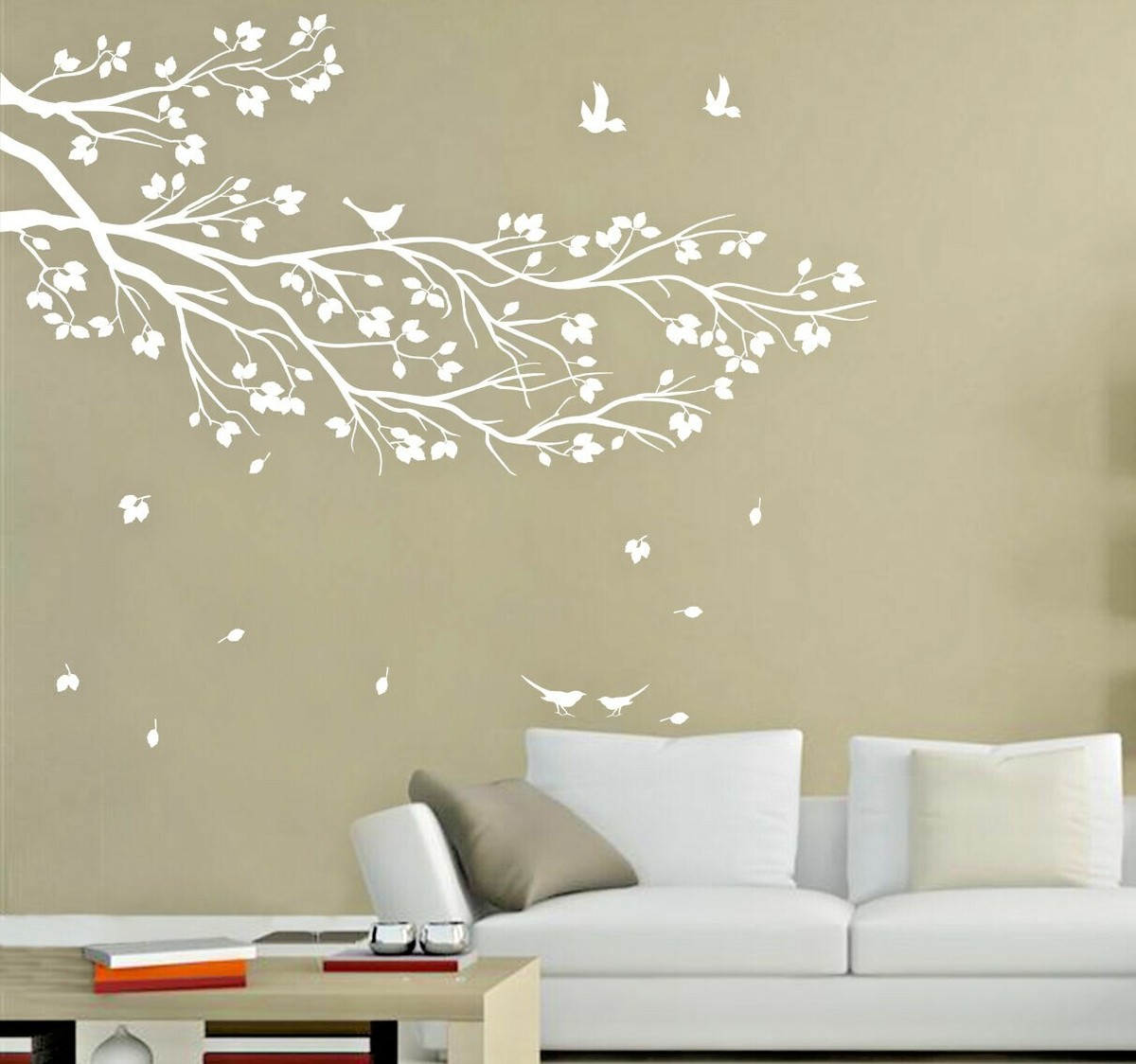 Wall Decals Tree Branches Vinyl Wall Decal Tree Branch Birds Fly