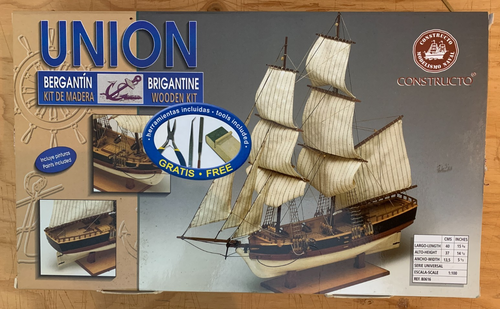 Union Brigantine Wooden Model Kit By Constructo 80616 - 1:100 Scale - NEW - Tool | eBay