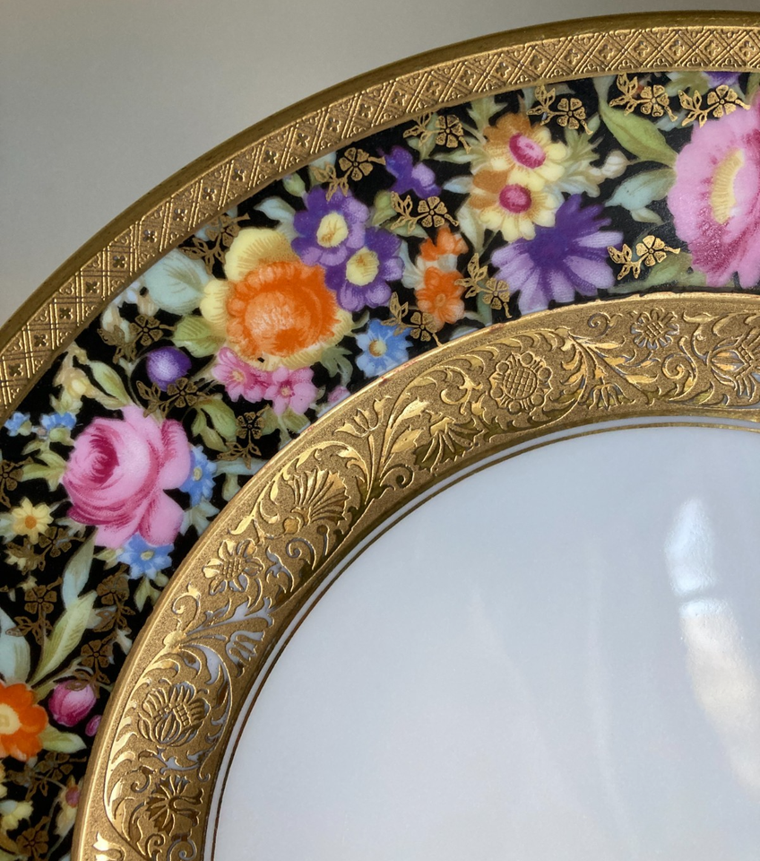 Set of 11 Rosenthal Bavaria 8.5" Luncheon Plates for Ovington's Pattern ...
