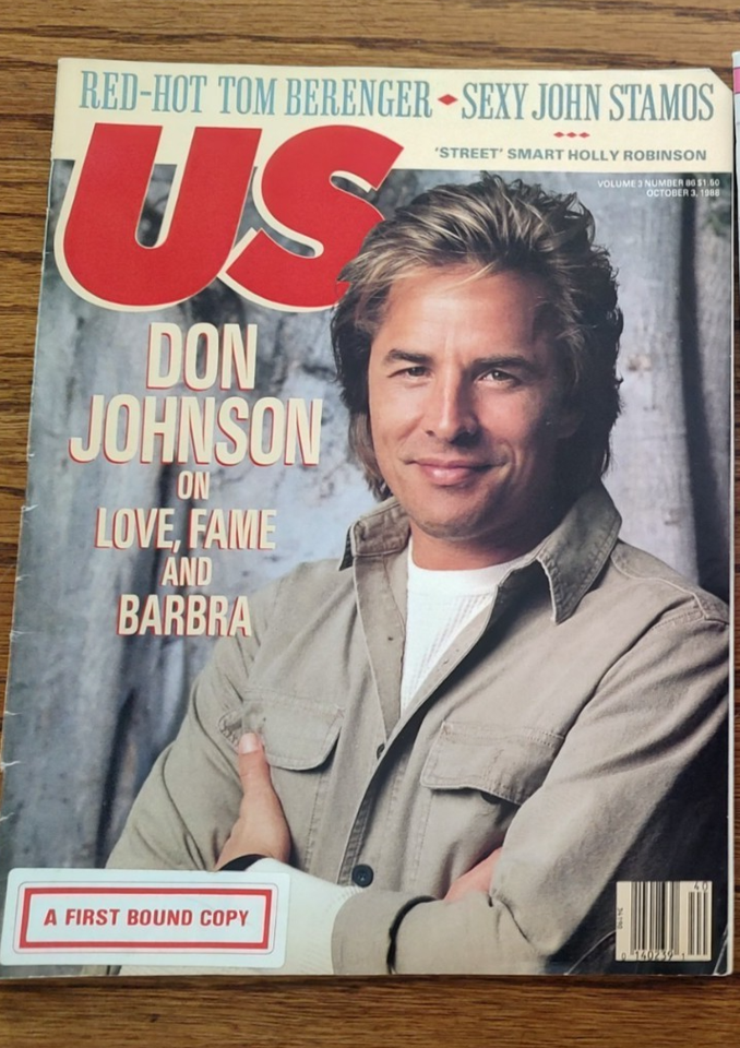 2 US Magazines June 3, 1985 + Oct 3, 1988 MIAMI VICE Don Johnson Man Of ...