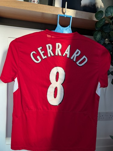 Liverpool FC 2005 Champions League Istanbul Final Home Shirt Jersey #8 ...