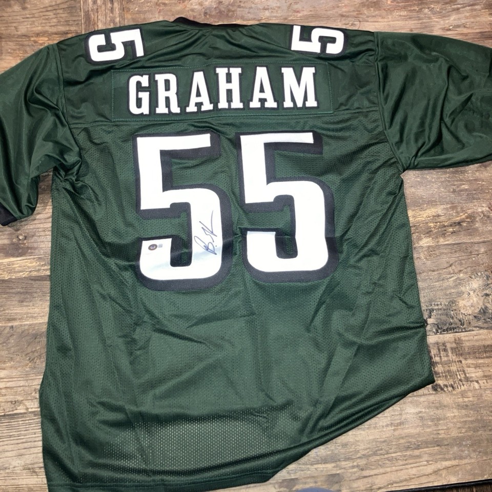 Authentic Brandon Graham Custom Eagles Jersey Auto Size XL | eBay