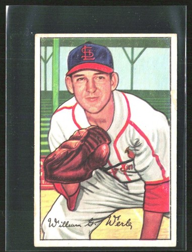 Bill Werle 1952 Bowman B #248 St. Louis Cardinals | eBay