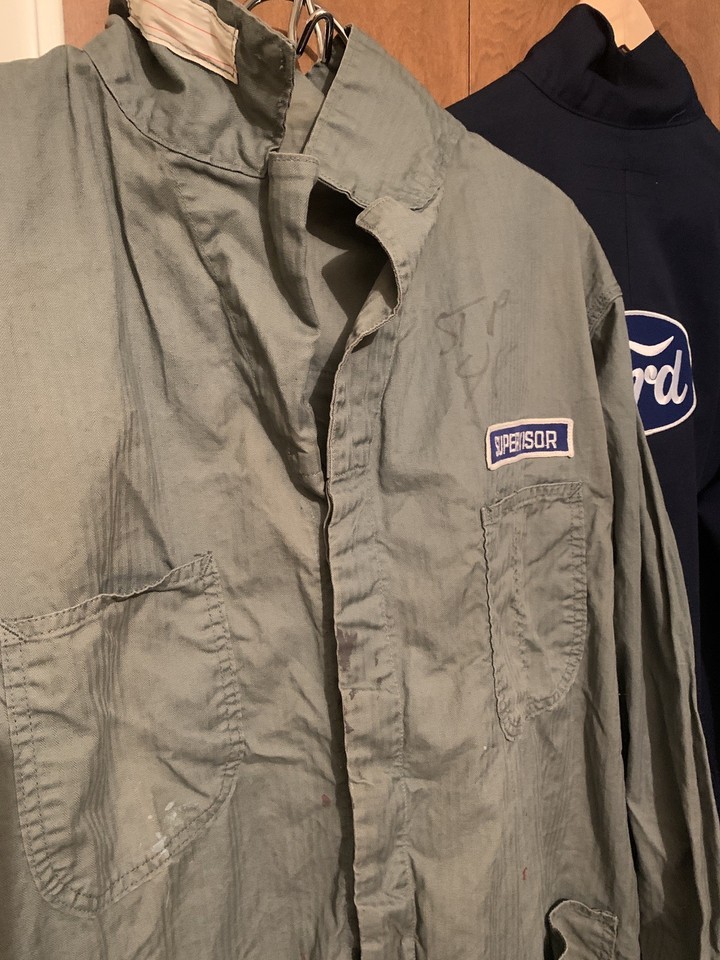 Vintage authentic Ford supervisor Work Shop Coat (Sterling plant) 1950s ...