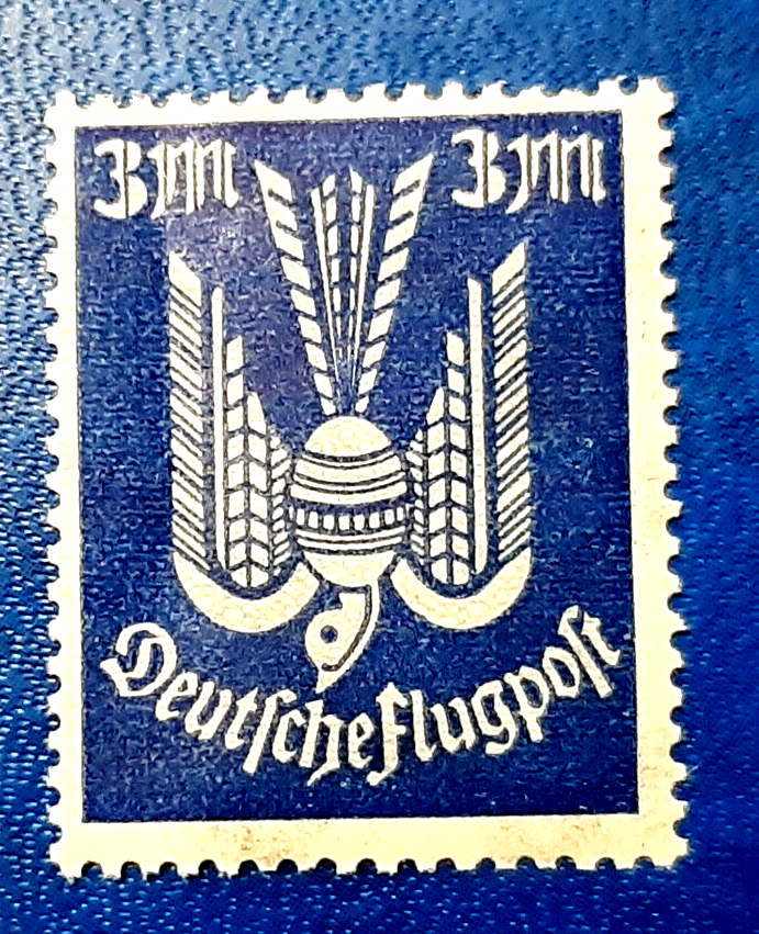 Germany Stamp Deutsches Reich Flugpost Holztaube 3 Mark Michel Nr. 217 ...