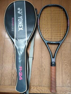 Yonex R-24 Tennis Racket with Case & Rubber Grip - New Condition | eBay