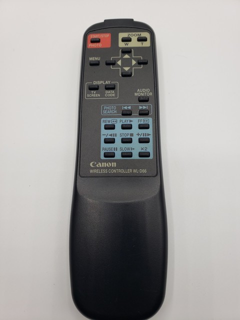 Canon Wl-d66 Camcorder Remote Control Original Genuine 370aa for sale ...