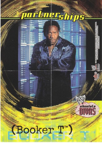 2002 Fleer WWE Absolute Divas - Mini Posters Booker T for sale online ...