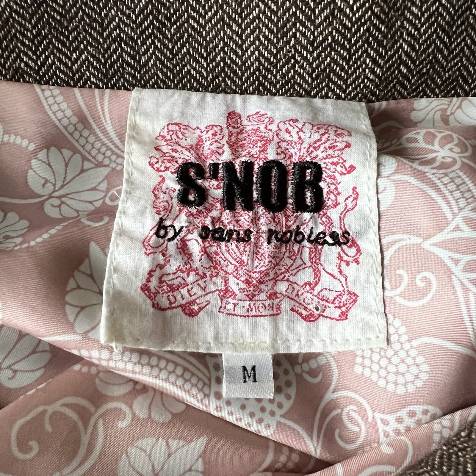 S‘ Nob Snob By Sans Noblesse 2 Piece Suit Blazer Skir… - Gem