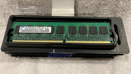 Samsung 512MB RAM, 1Rx8_ PC2-4200E-444-12-F3 _ KR M391T6553CZ3-CD5: Lot ...