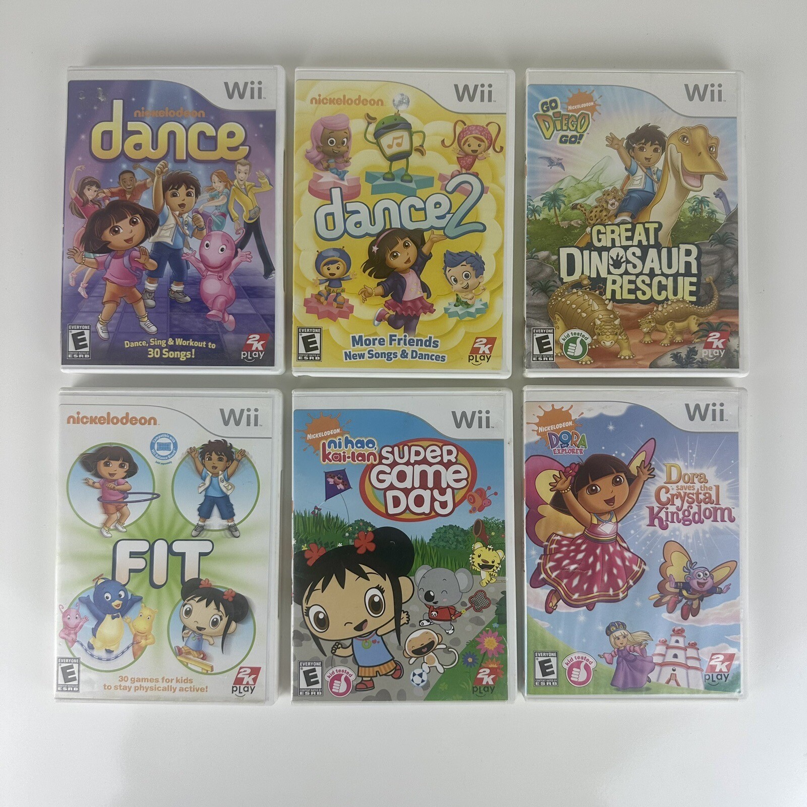 Lot Of 6 Nintendo Wii Nickelodeon Games Various Titles | eBay