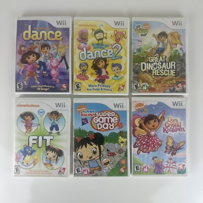 Lot Of 6 Nintendo Wii Nickelodeon Games Various Titles | eBay