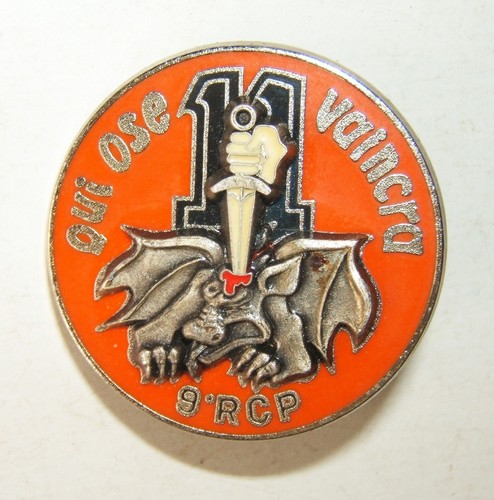 INSIGNE 9° REGIMENT DE CHASSEURS PARACHUTISTES - 11° COMPAGNIE ...