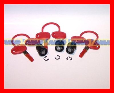 Lock Set 3 Pieces For Trunk And Luggage GIVI All Types Z228 Red Key ...