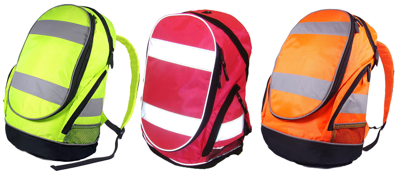 Hi Visibility Rucksack Backpack Safety Hi Vis Work Cycling Hiking Bulk ...