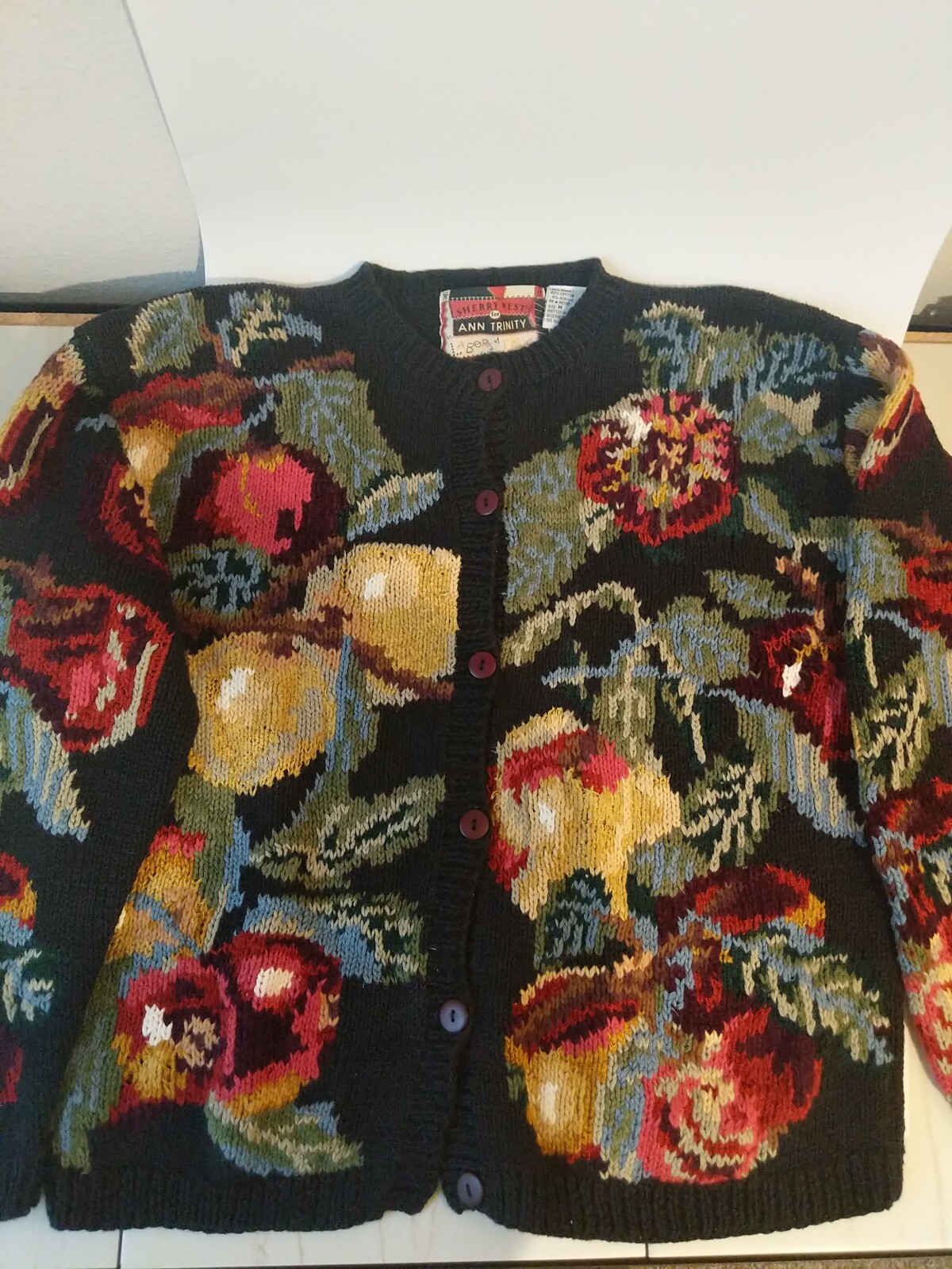 Ann Trinity Sweater Sherry West For Ann Trinity Sweater Cardigan Medium ...