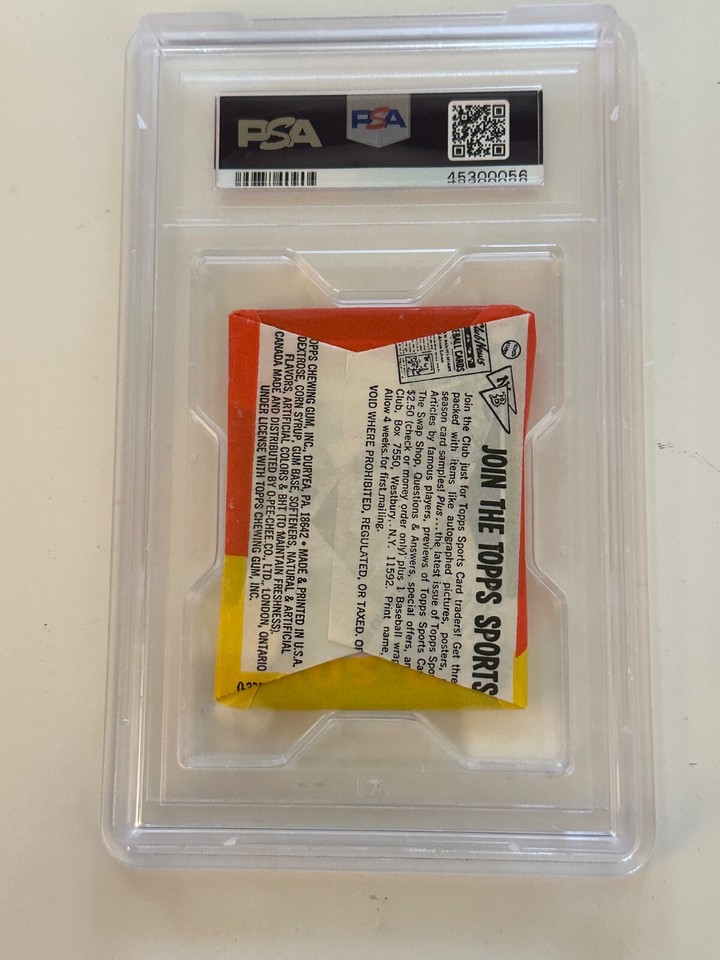 1975 Topps Mini Baseball Sealed Wax Pack - PSA 8 - Possible Yount or ...