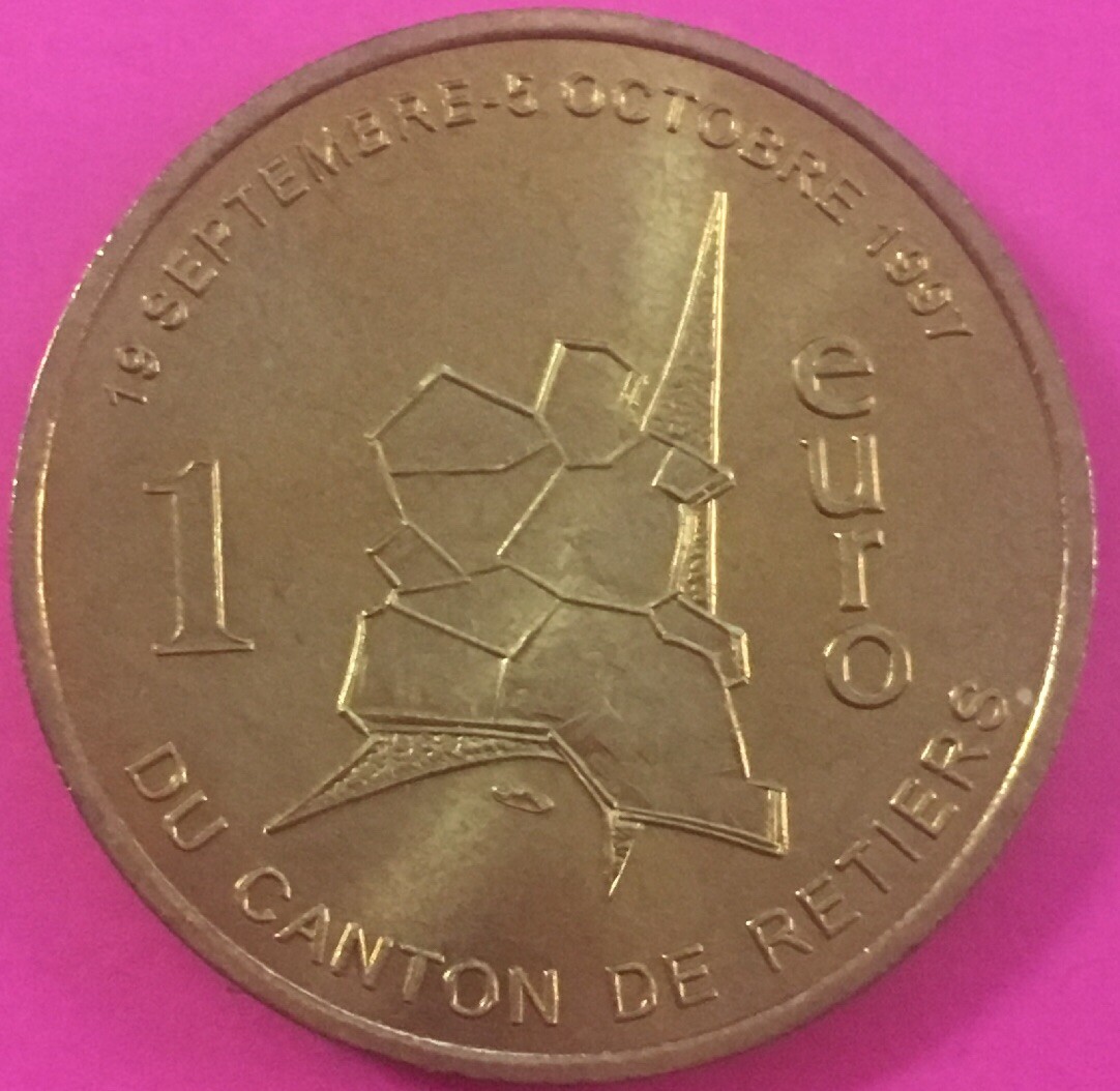 1 EURO TEMPORAIRE DES VILLES DE RETIER 1997 | eBay