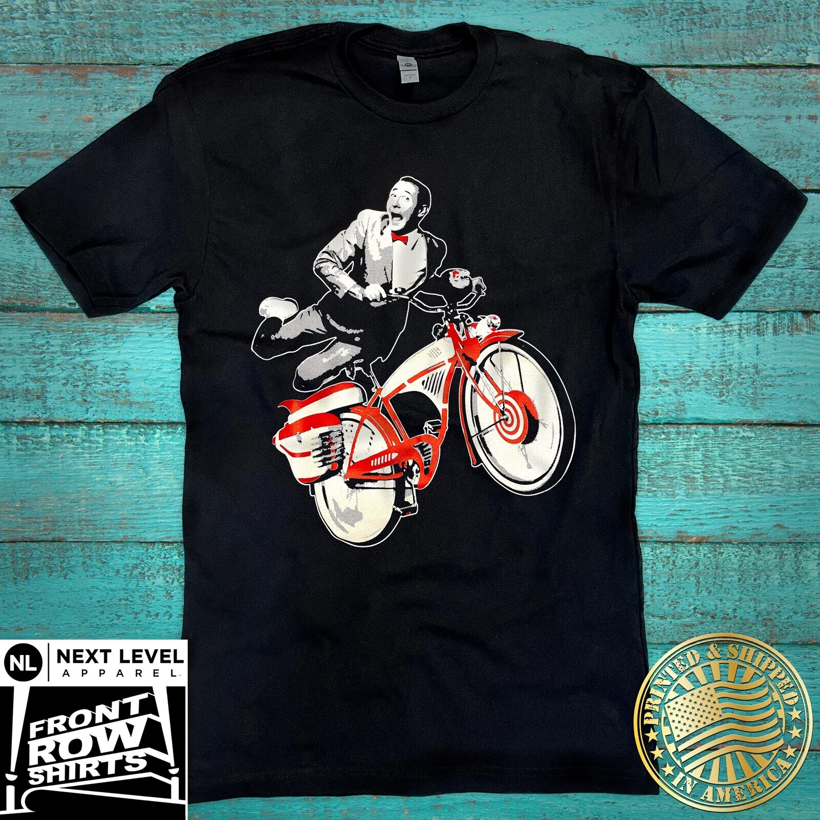Pee Wee Herman's Big Adventure Bike Paul Reubens T-Shirt | eBay