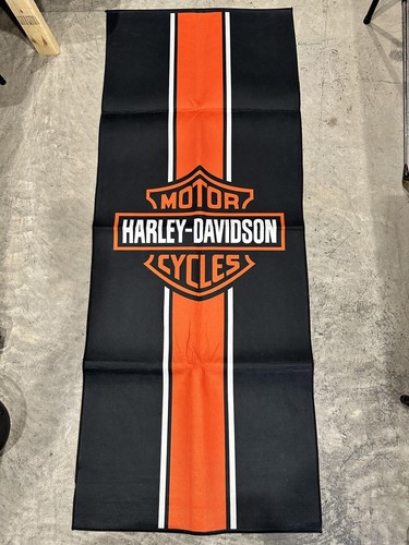 Harley Davidson 2.5ft x 6.5ft Runner Rug Motorcycles Bar Motor Bike Man ...