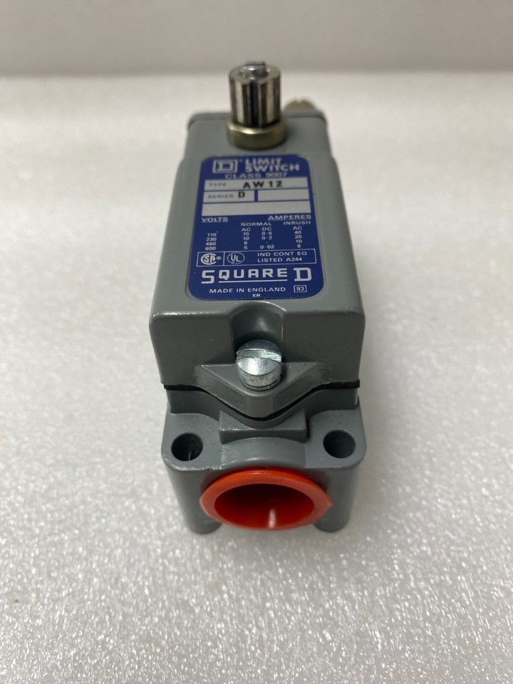 New Square D 9007AW12 Lever Arm Precision Limit Switch 9007-AW12 Ser. D ...