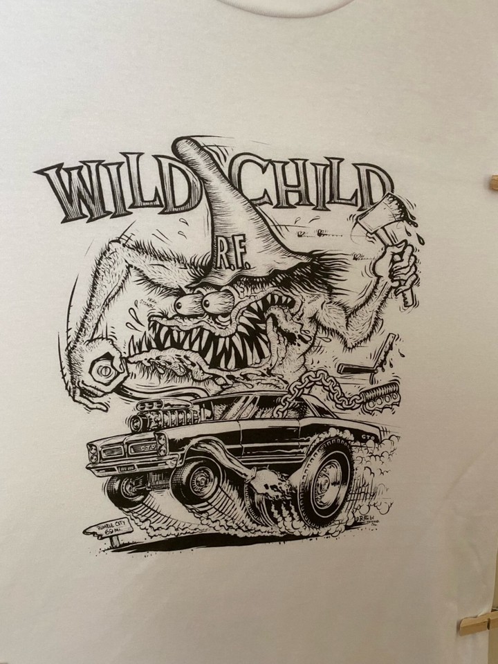 MEN'S ED 'BIG DADDY' ROTH MONSTER T-SHIRT XL - WILD CHILD GTO | eBay