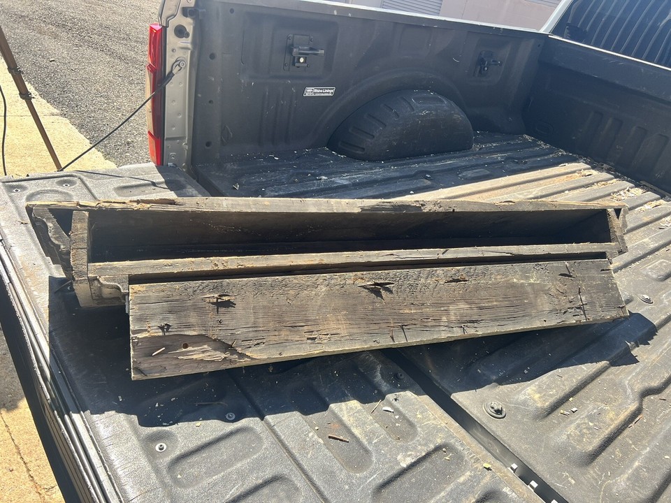 c1870 victorian window header pediment Italianate beefy 57” L x 11”d x ...