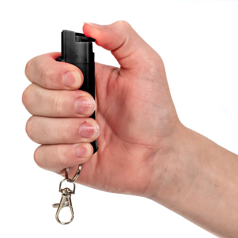 POLICE Stun Gun Burn Pepper Spray Self Defense Combo - 512 Black | eBay
