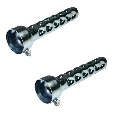2x dB-Killer ca 48mm x 200mm Universal dB-Eater 2 Zoll Krümmer Auspuff Motorrad | eBay.de