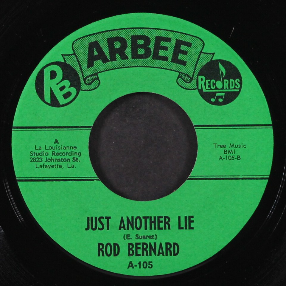 ROD BERNARD: these were our songs / just another lie ARBEE 7" Single 45 ...