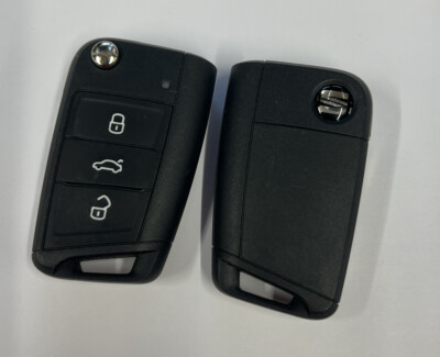 GENUINE SEAT 3 BUTTON REMOTE FLIP KEY FOB IBIZA LEON ETC TESTED 6F0 959 ...