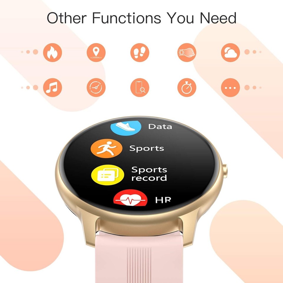Smartwatch for Men Women Waterproof Fitness Sleep HR for TCL 40 XL | eBay