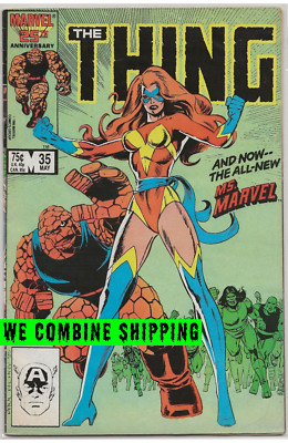 The Thing #35 1986 Marvel Comics: Sharon Ventura as Ms. Marvel 1st ...