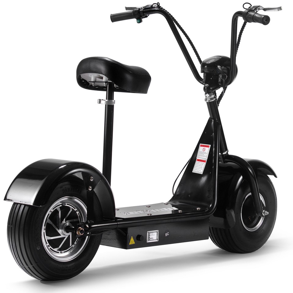 MotoTec FatBoy 48V 800W Wide Tire Powerful Electric Scooter ...
