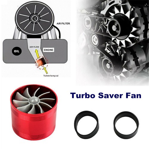 Auto Air Intake Turbonator Single Fan Turbine Gas Fuel Saver Turbo ...